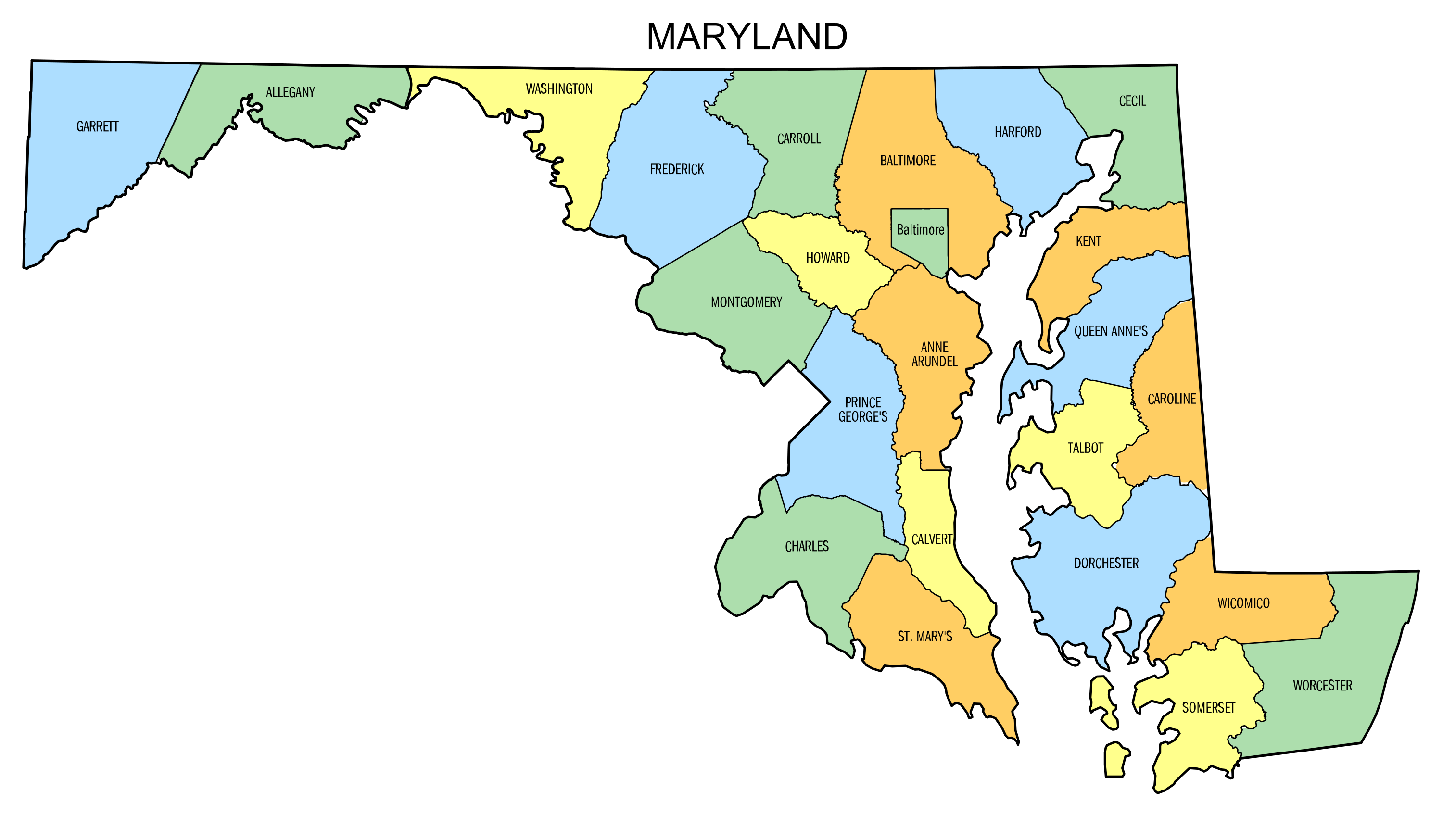Maryland County - Awe-inspiring Places
