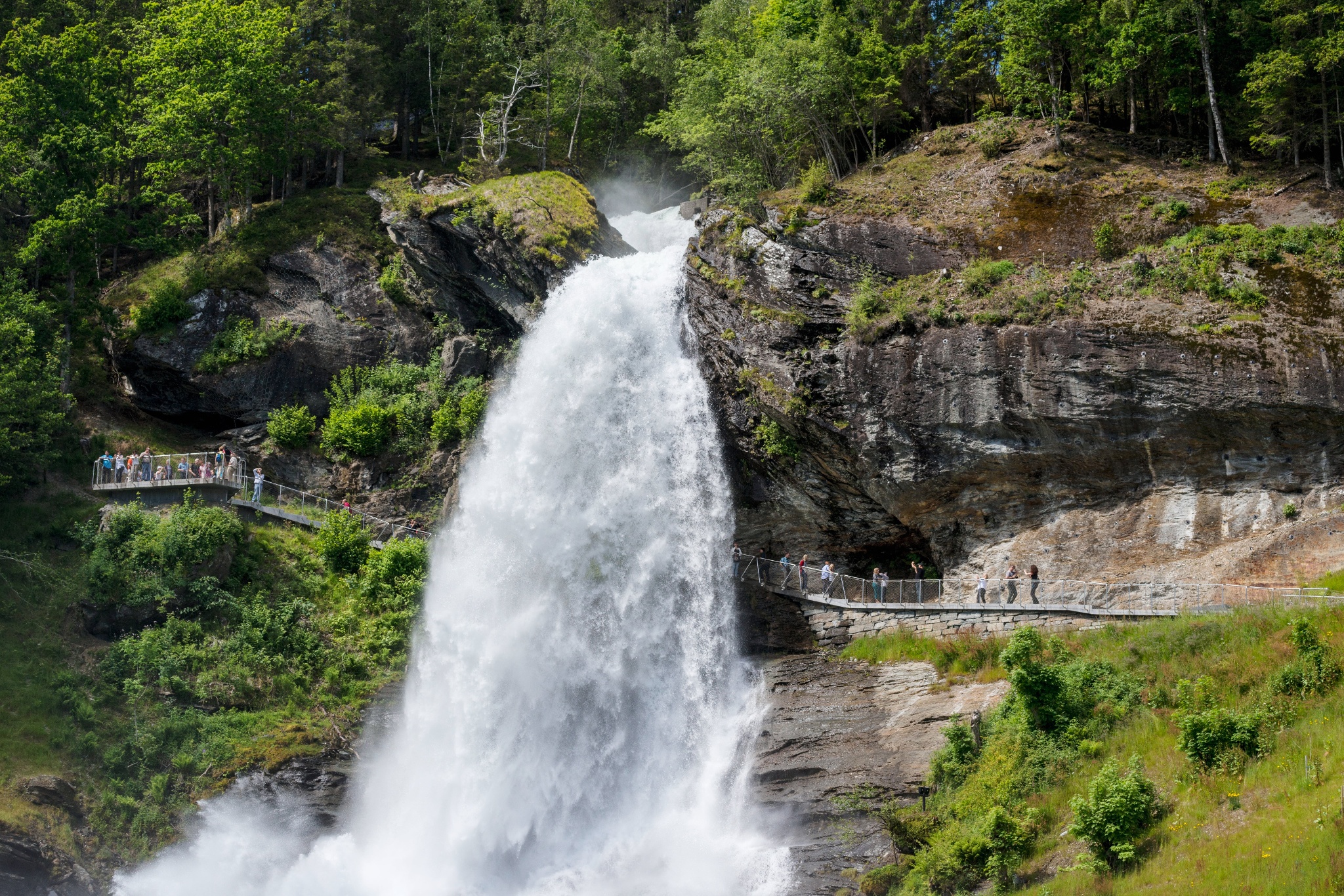 Steinsdalsfossen Waterfall - Awe-inspiring Places
